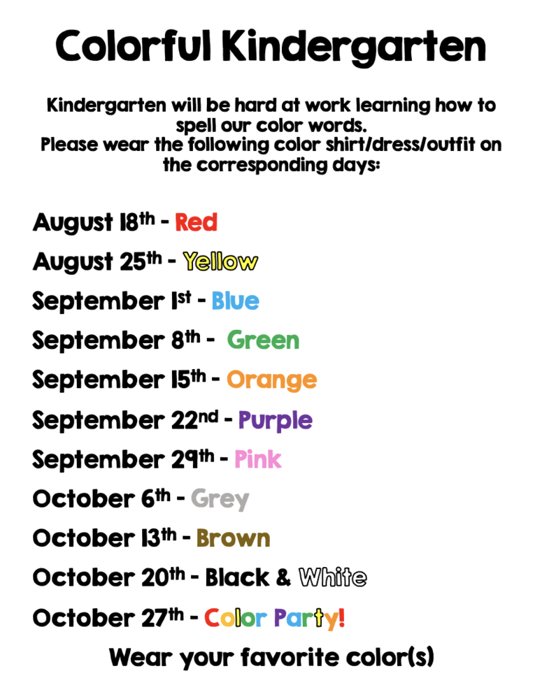 Colorful Kindergarten | Melrose Elementary School